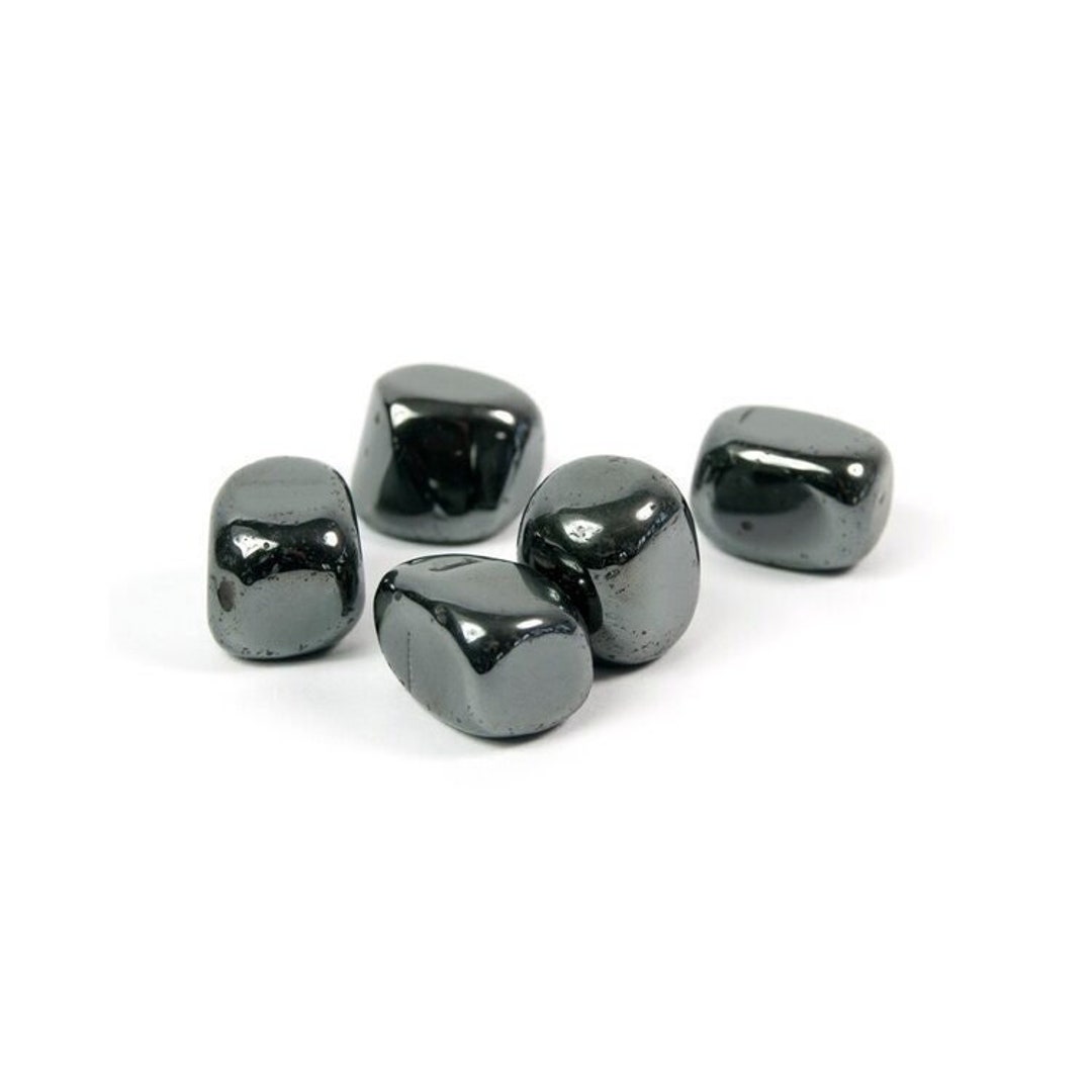 Five Magnetic Hematite Stones, Magnet Rock, Lodestone, Magic, Polished ...