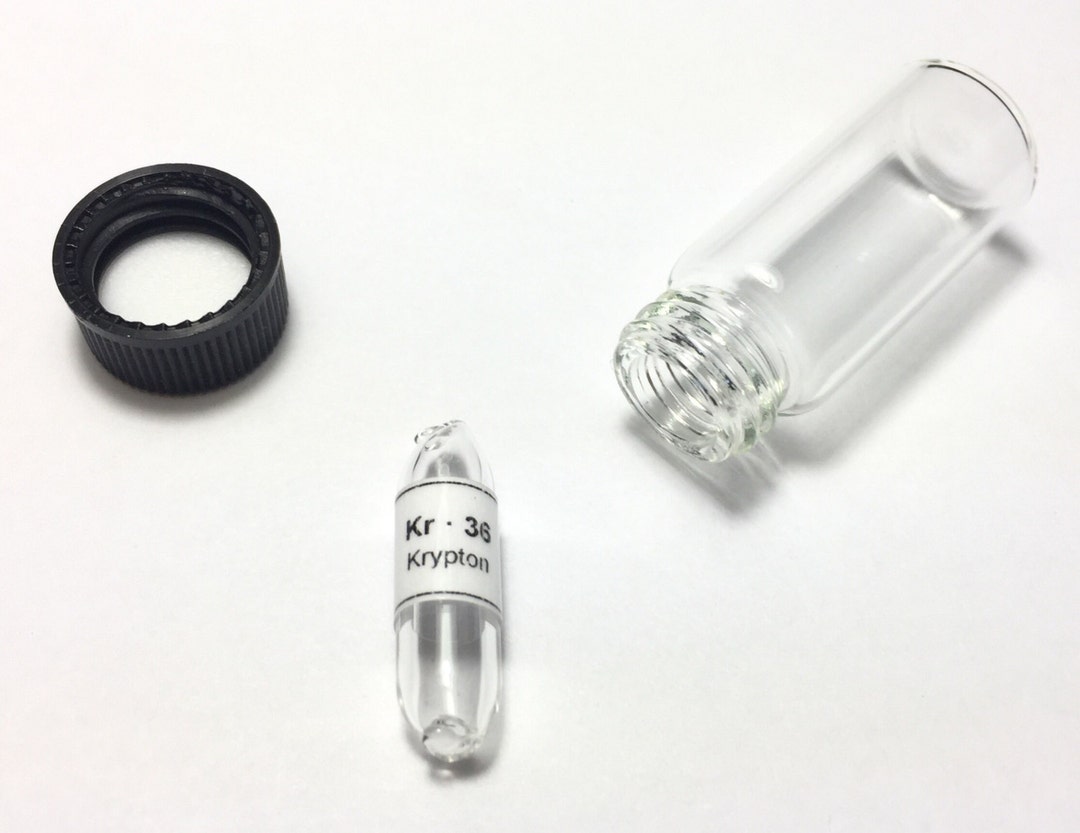 Krypton Gas Ampule 99% Pure Element 36 Kr Chemistry Sample - Etsy