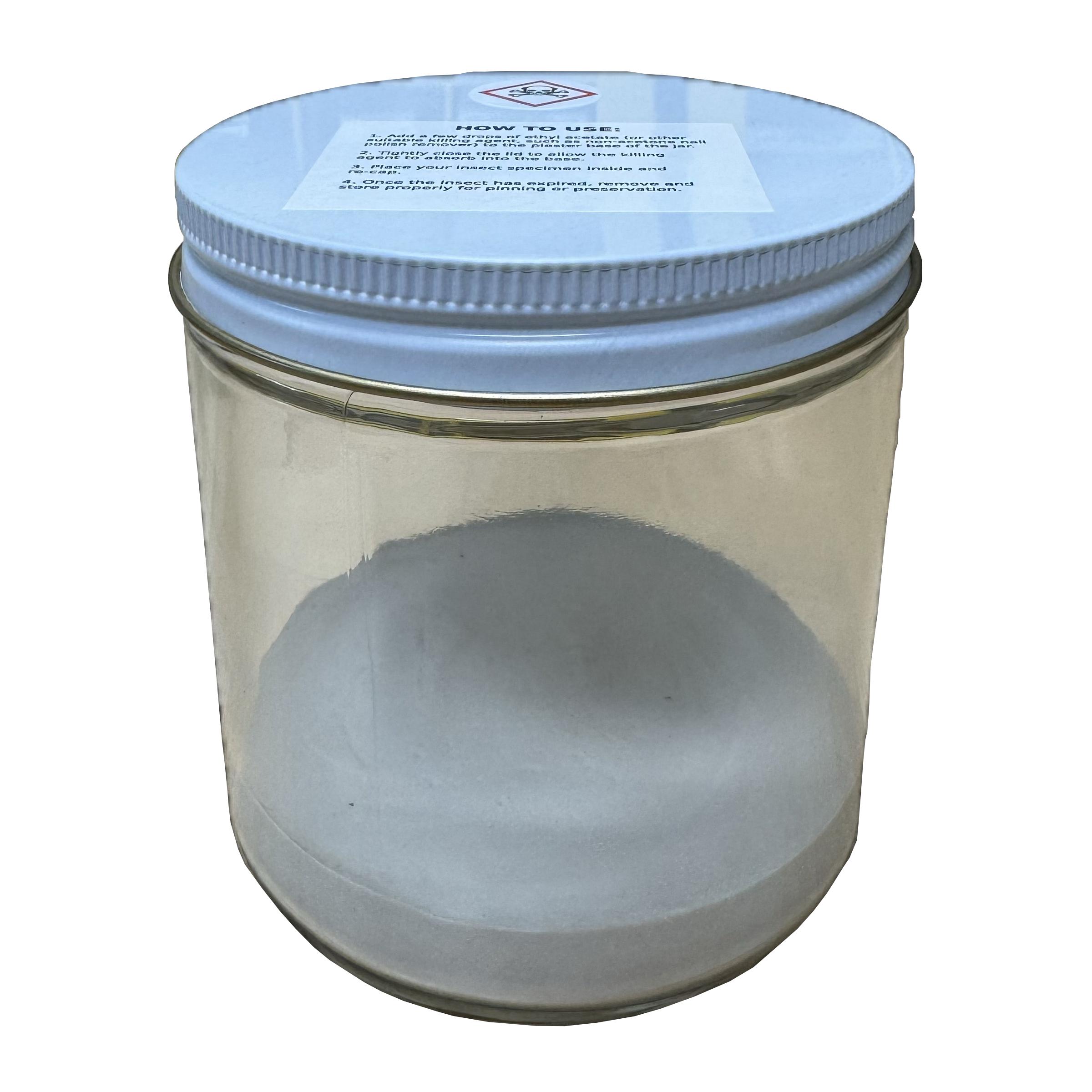 Entomology Kill Jar - 16 Oz Wide-mouth With Plaster Lining | Reusable ...