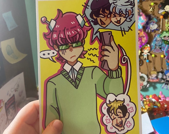 Saiki K A5 Prints - Etsy