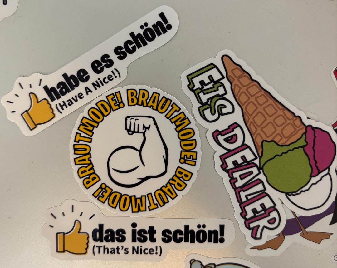 German Stickers - Etsy UK