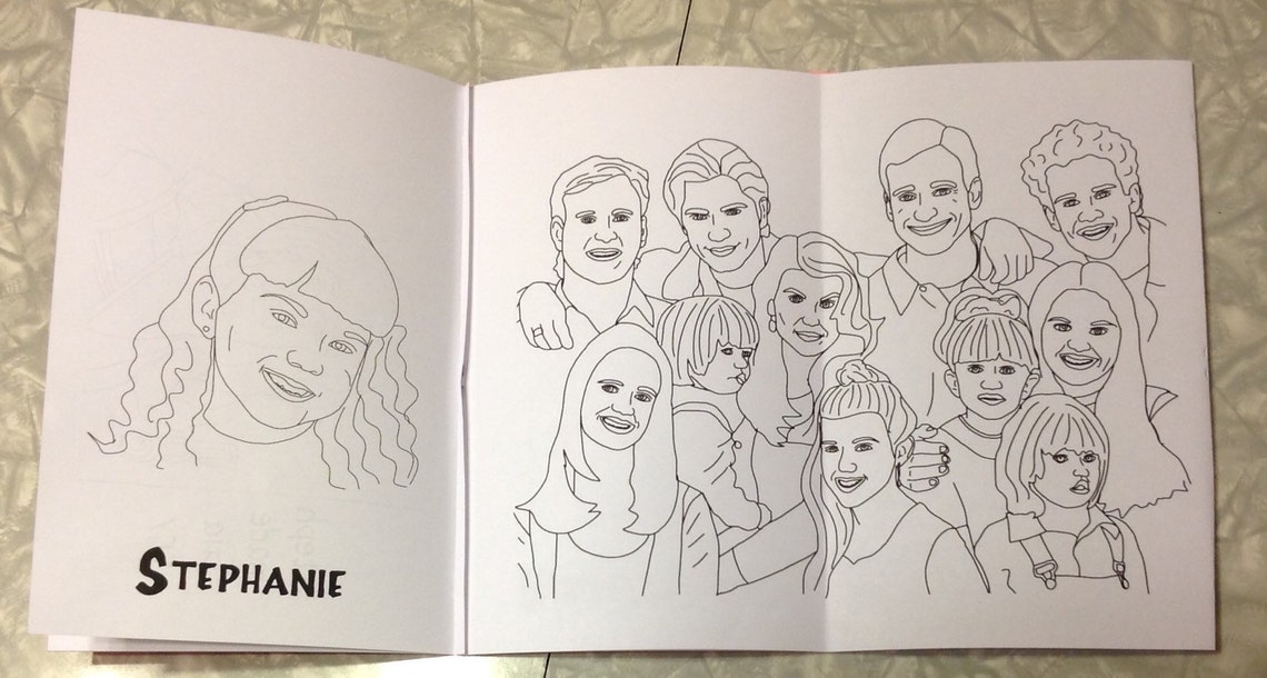 Full House Colouring Book PDF - Etsy
