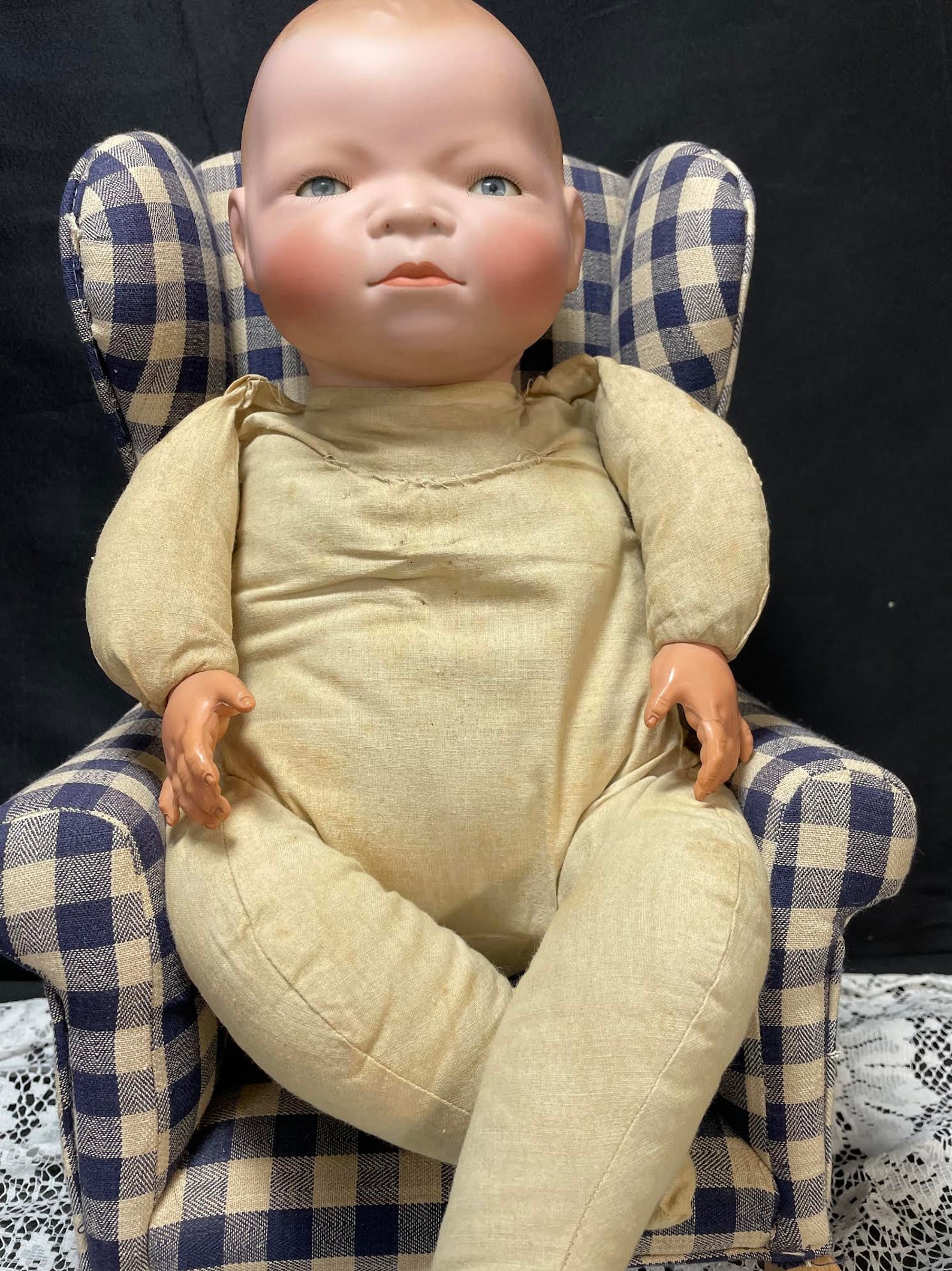 17" Antique Bye-lo Baby Doll - Etsy