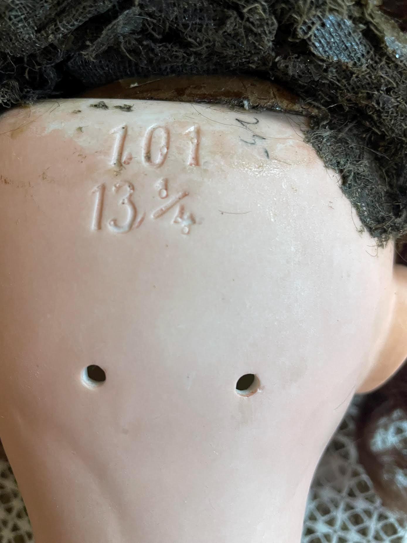 26" Antique German Porcelain Doll Marked 101 - Etsy