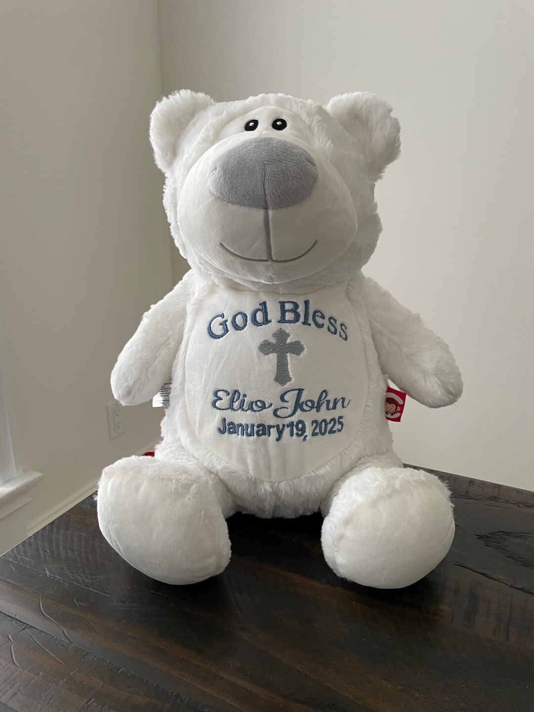 Personalized First Communion Stuffy, First Communion Gift, God Bless ...