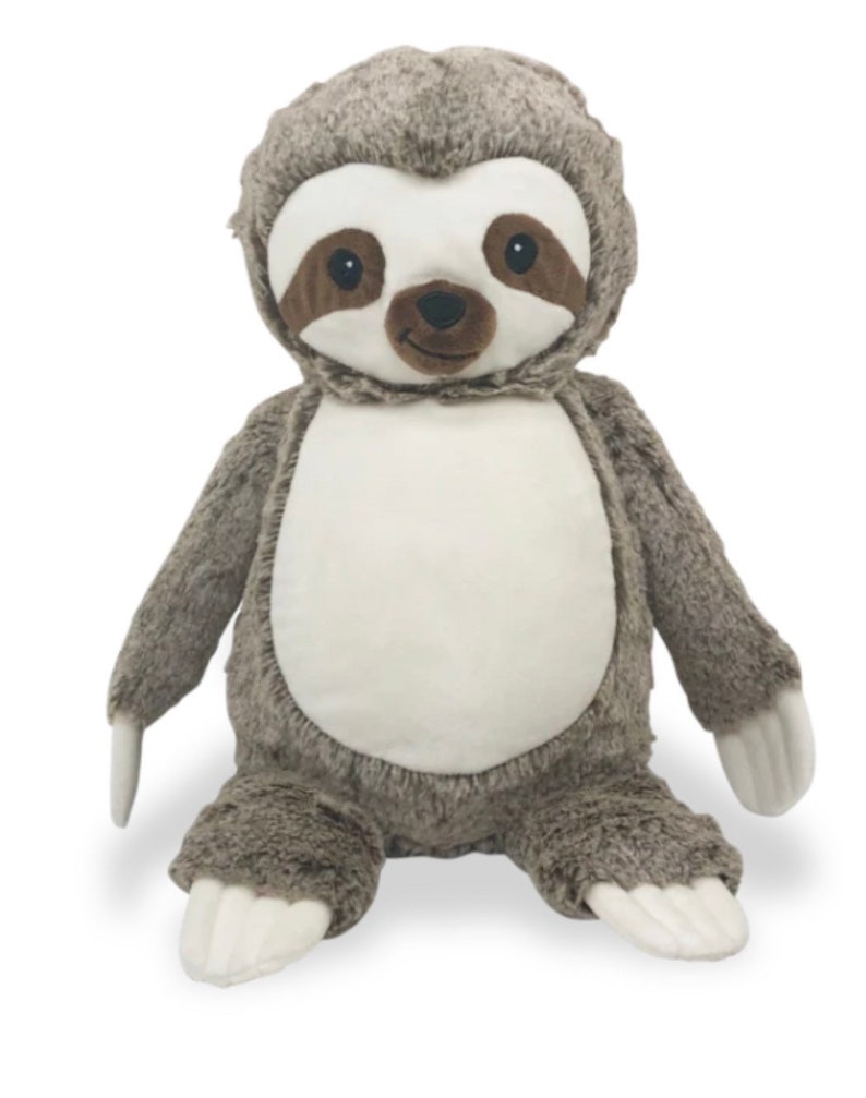 Personalized Sloth Birth Stats Sloth Stuffy Birth - Etsy