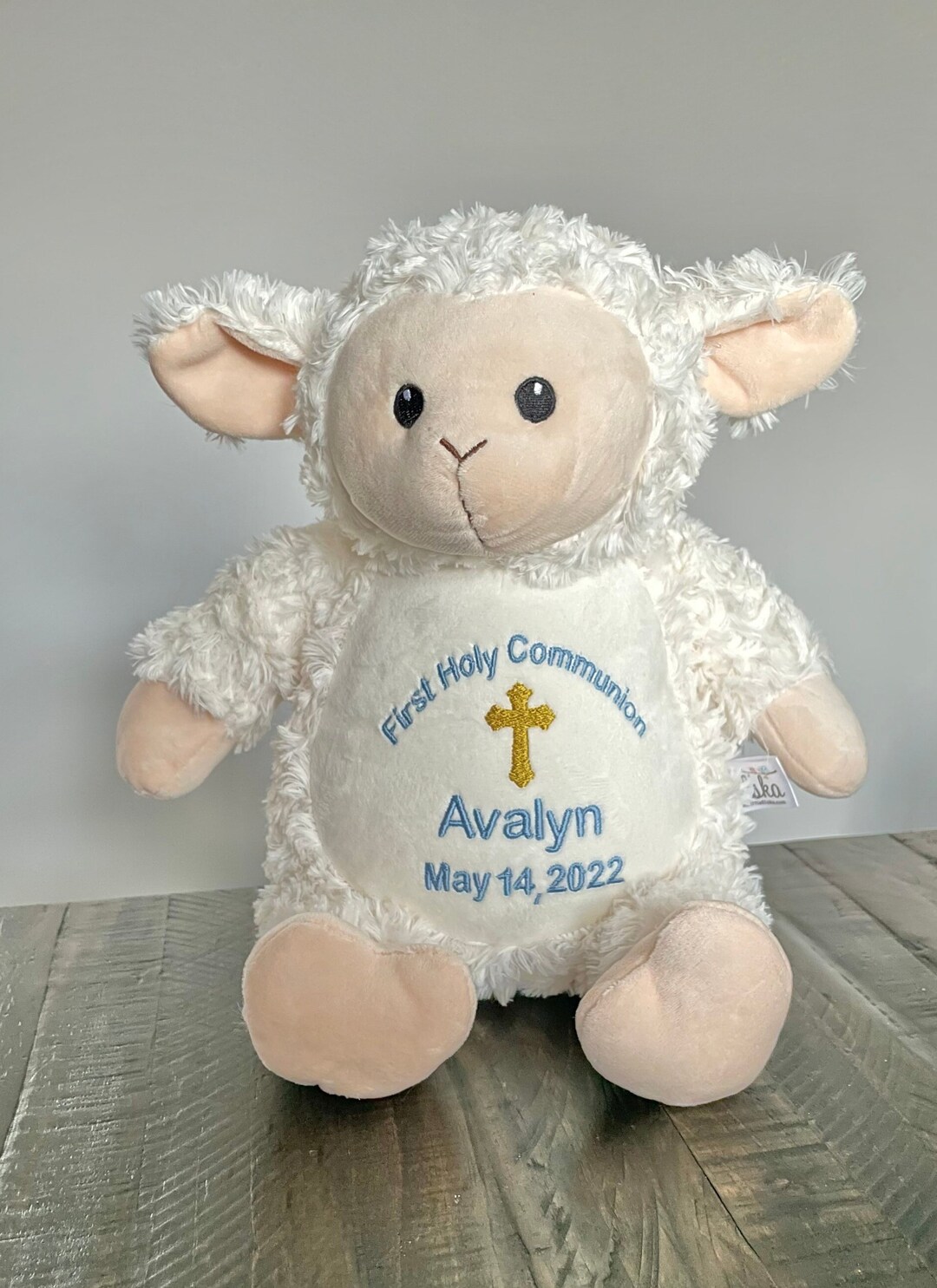 Personalized First Communion Stuffy, First Communion Gift, God Bless ...