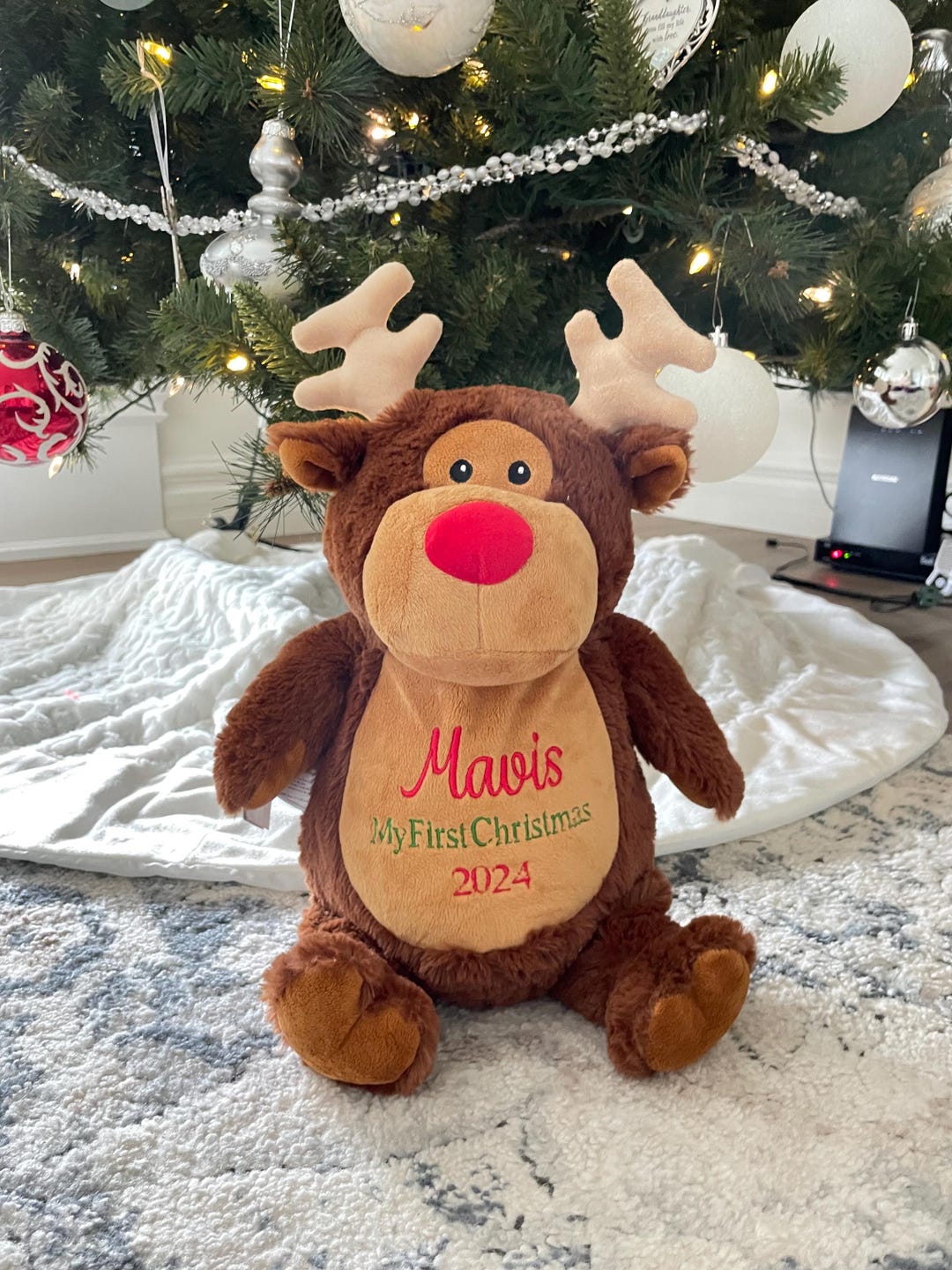 Christmas Stuffy With Name, Personalized First Christmas Gift ...