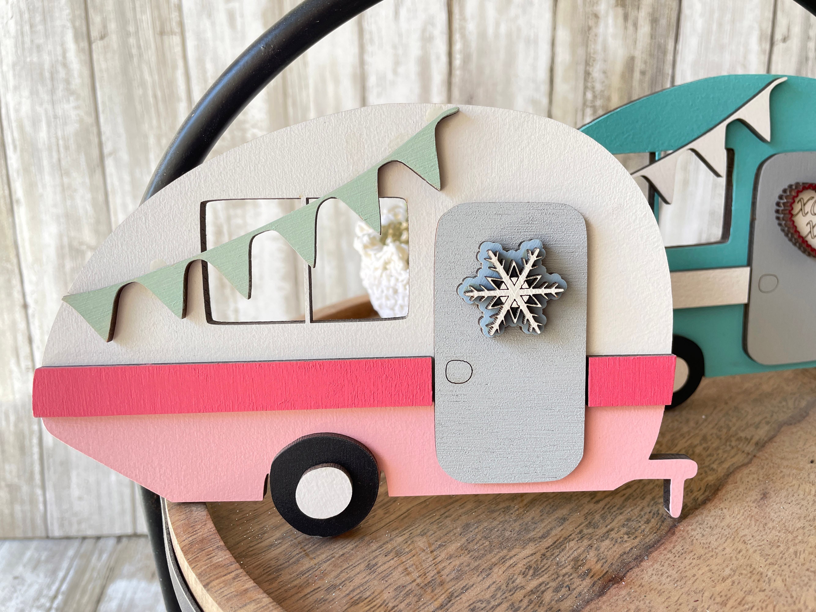 Vintage Camper Mini Camper Small Camper Tiered Tray Camper - Etsy