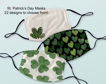 St Patrick Day Mask - Etsy