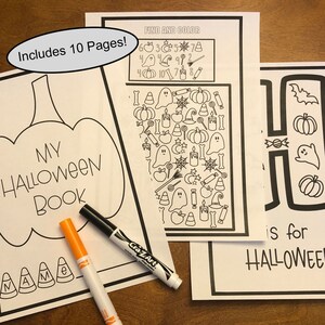 Halloween Activity Book - Digital Download - Party Games, Classroom ...