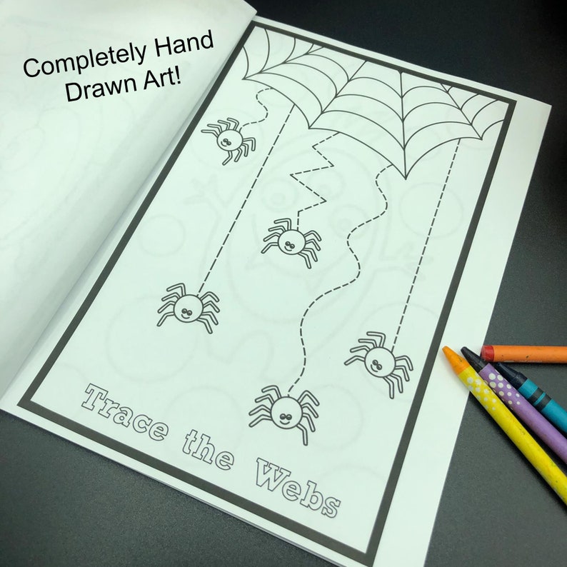 Halloween Activity Book Digital Download Party Games | Etsy