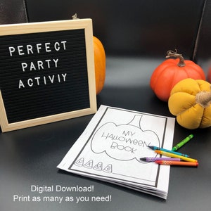 Halloween Activity Book - Digital Download - Party Games, Classroom ...