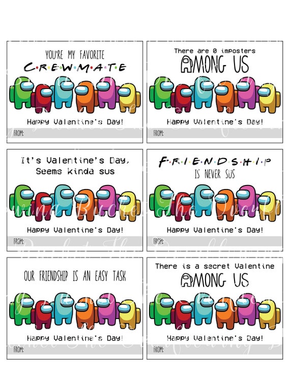 Among Us Cards Printable - Printable Word Searches