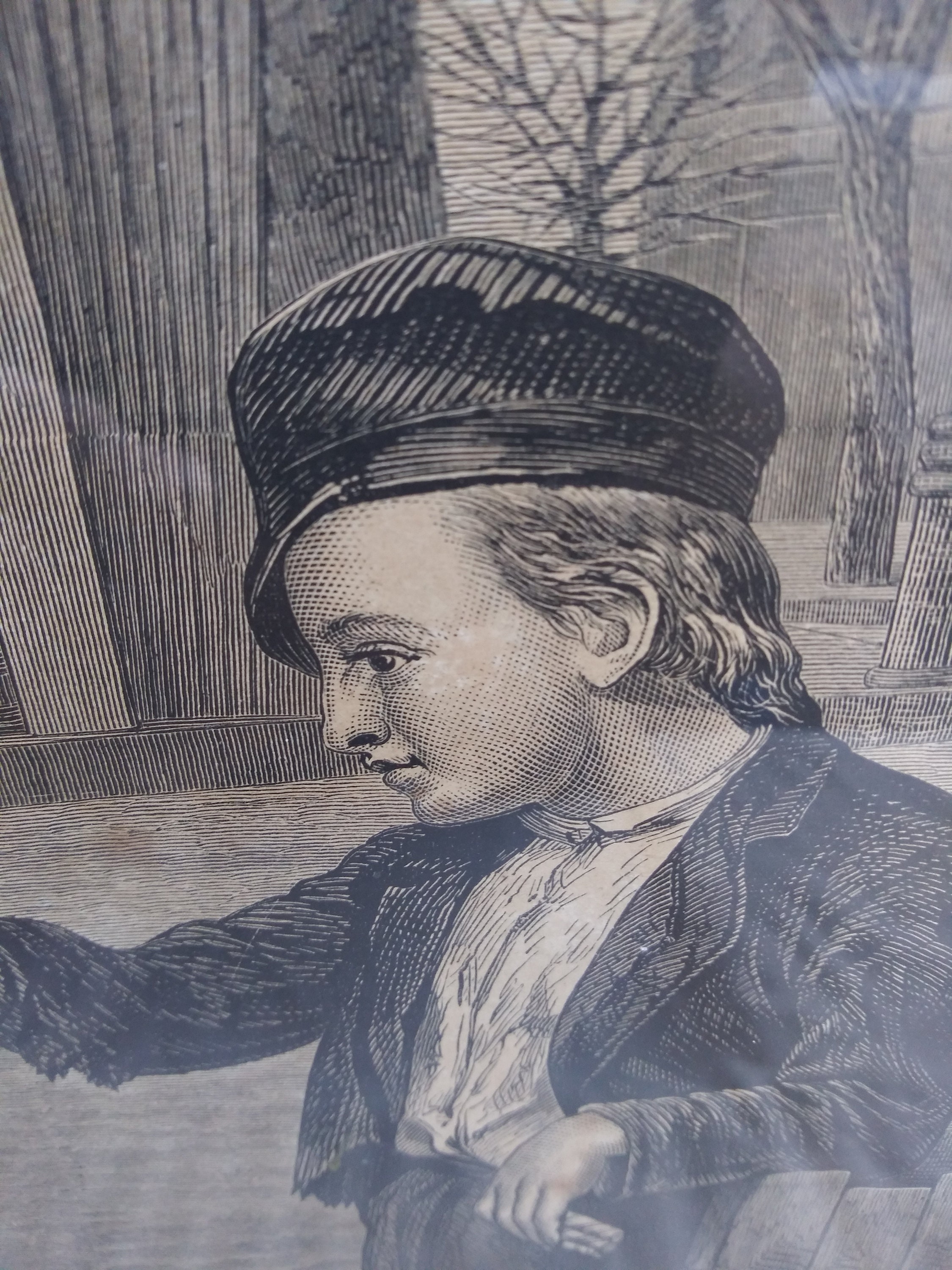 1800s John George Brown Framed Engraving - Etsy