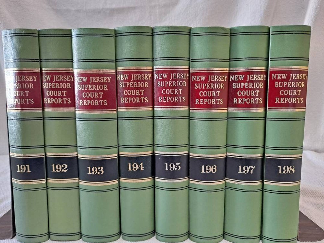 Collection of 8 Vintage New Jersey Law Books J12 - Etsy