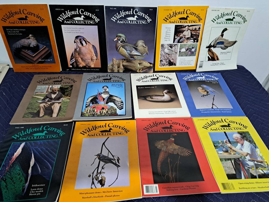 13 Volumes of Wood Fowl Carving and Collecting Magazine - Etsy