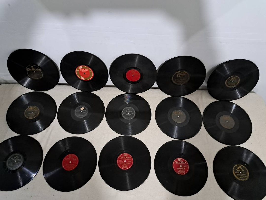 Collection of 15 Antique 78 Rpm Records F10 - Etsy