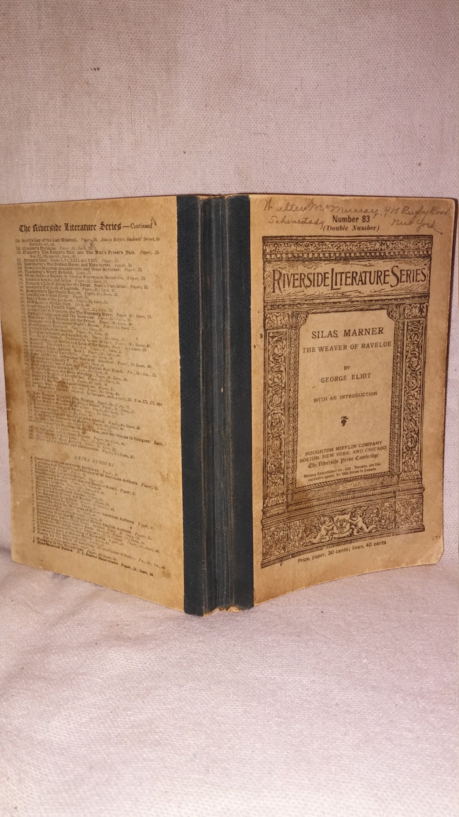 1889 Silas Marner the Weaver of Raveloe by George Eliot - Etsy