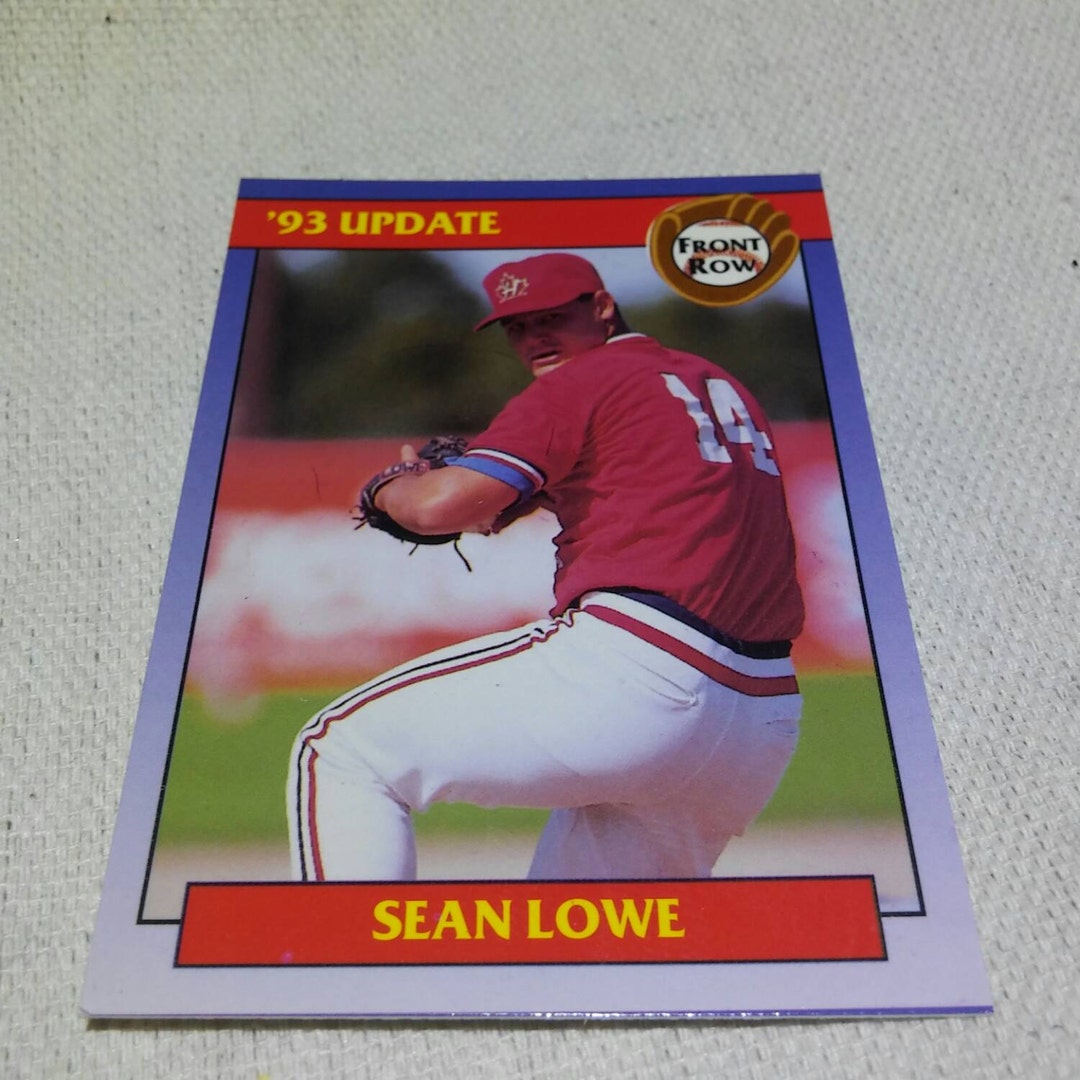 Extremely Rare 1993 Front Row Dealer Promotional Sean Lowe Front Photo ...