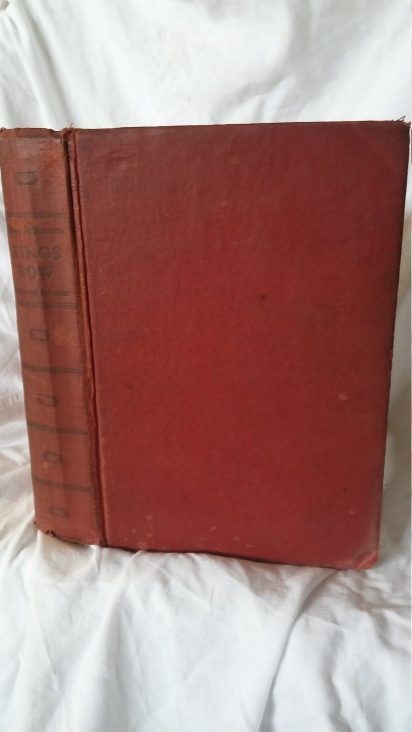 First Edition of Kings Row by Henry Bellamann - Etsy