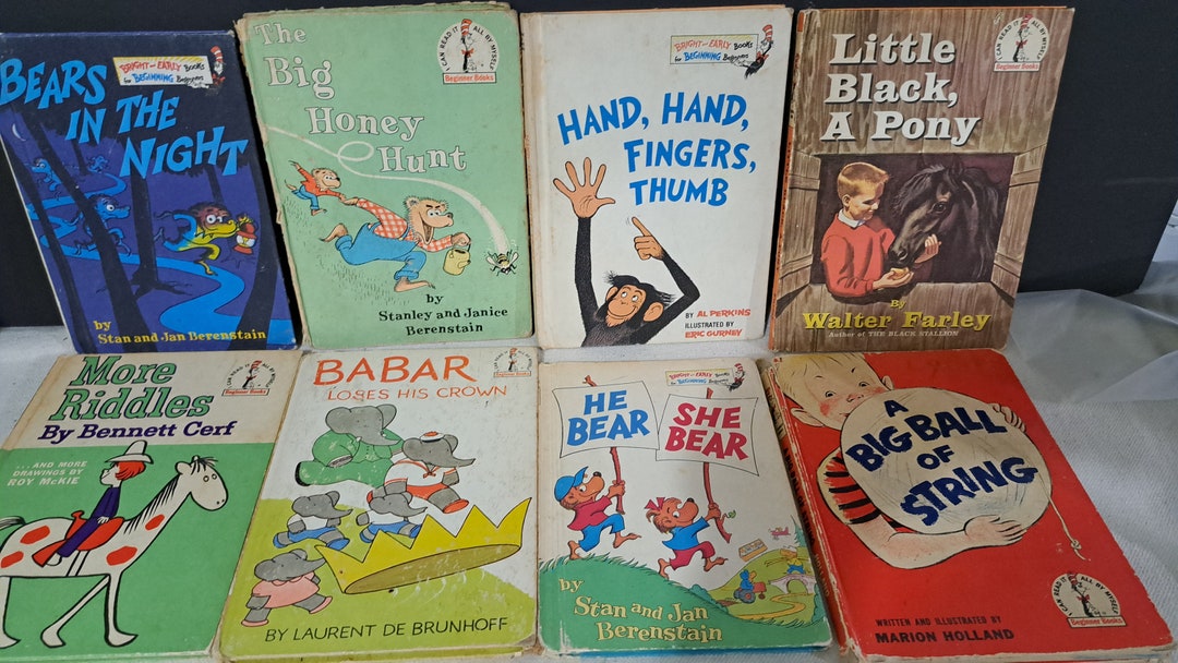 8 Vintage First Edition Bright and Early Beginner Books - Etsy