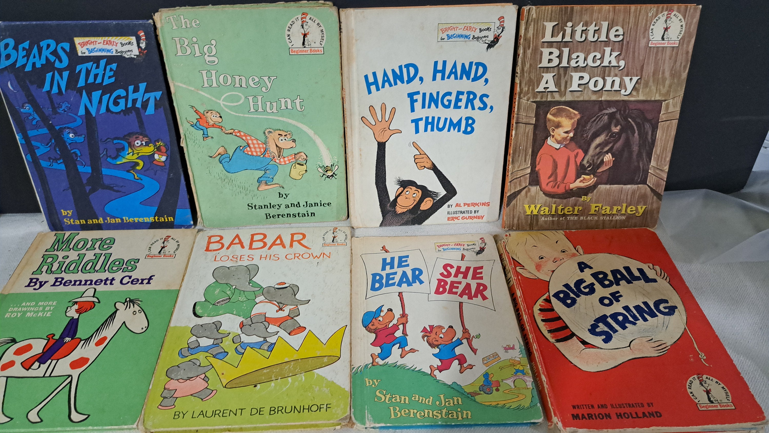 8 Vintage First Edition Bright and Early Beginner Books - Etsy