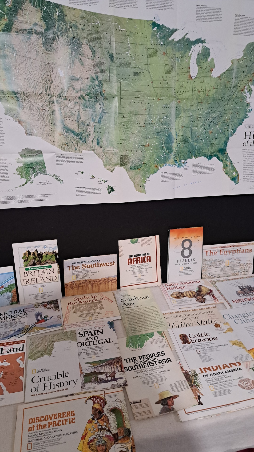 Collection of 62 Vintage National Geographic Society Maps - Etsy
