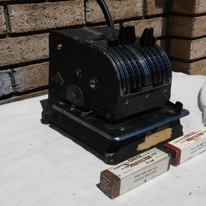 1940s speedrite mechanical check writer with 2 tubes of ink | Etsy