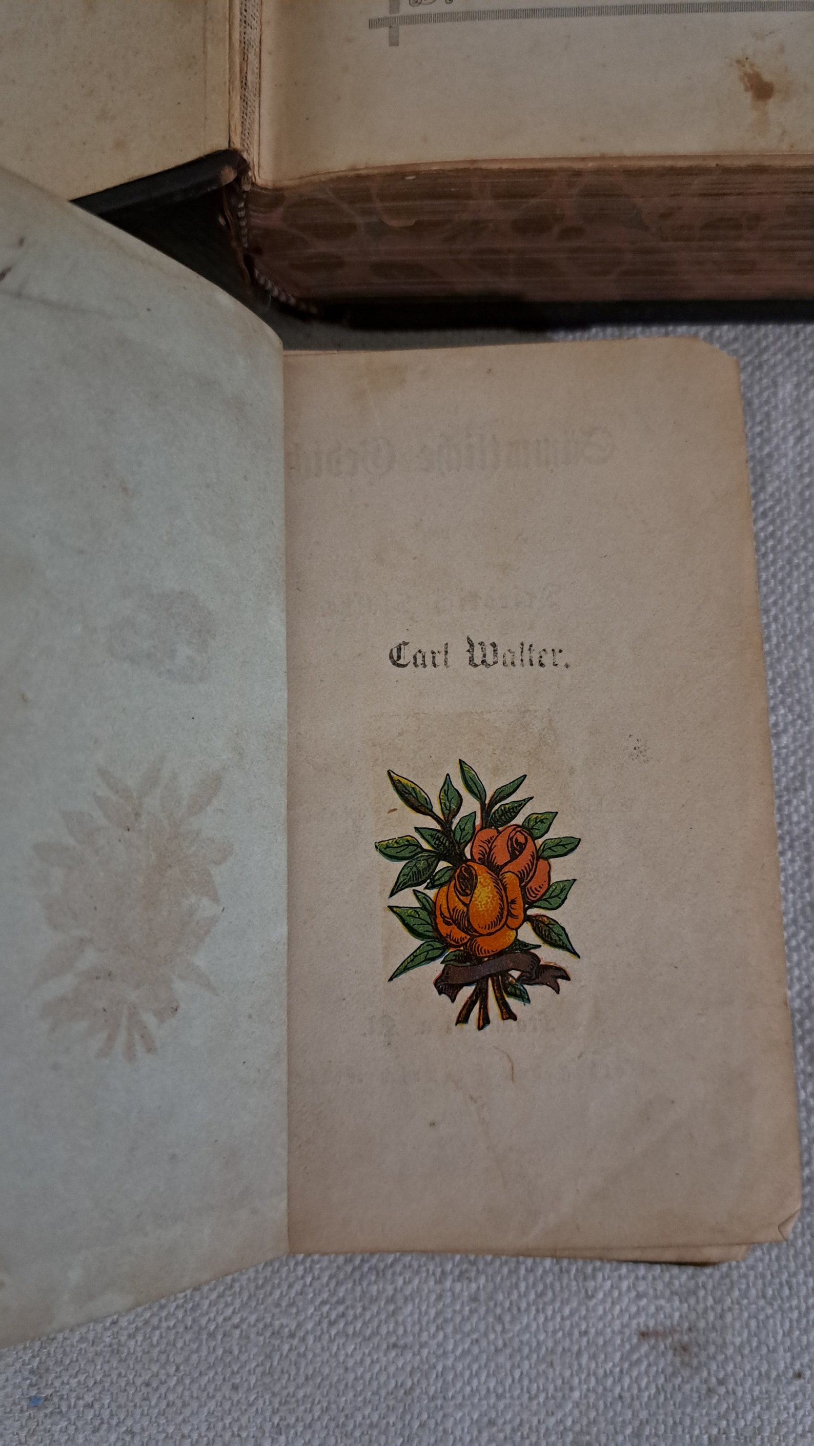 19th Century German Bible Hymnal and Prayer Book - Etsy