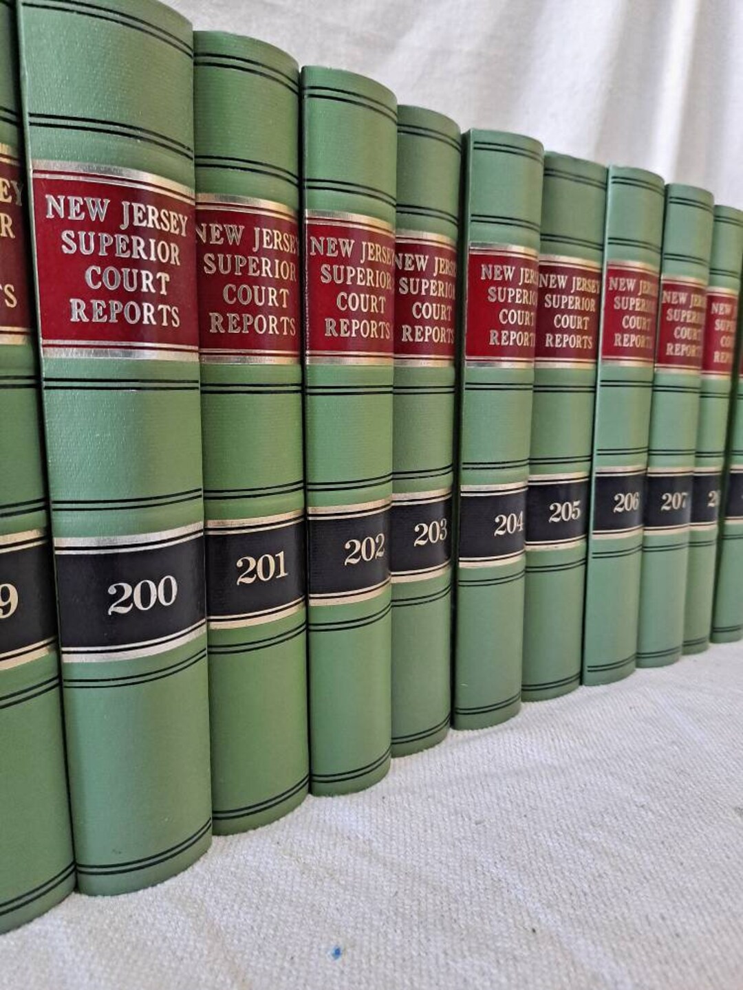 Collection of 12 Vintage New Jersey Law Books J9 - Etsy