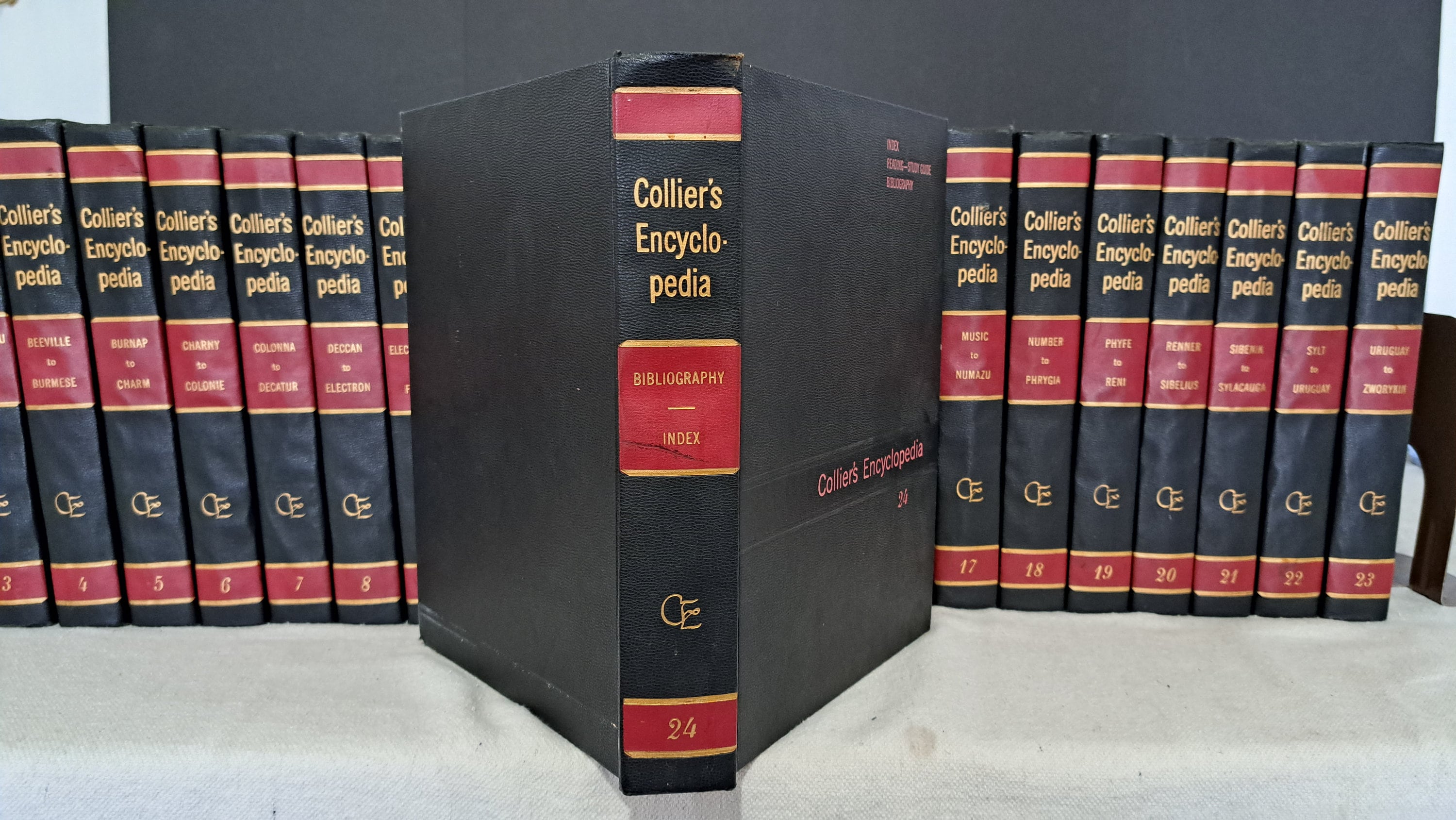 Complete 24 Volume Set of Collier's Encyclopedia 1963 - Etsy