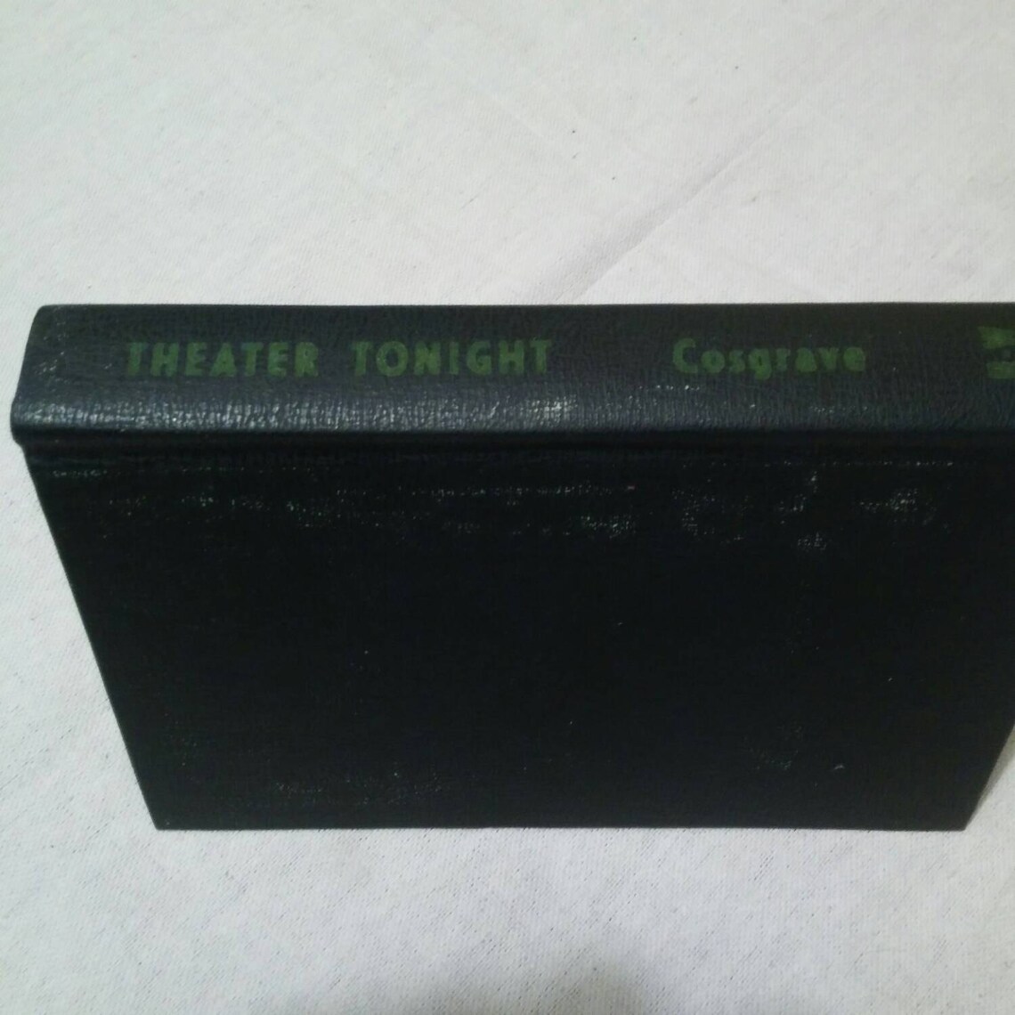 This is a 1952 First Edition First Print of Theater Tonight by Luke ...
