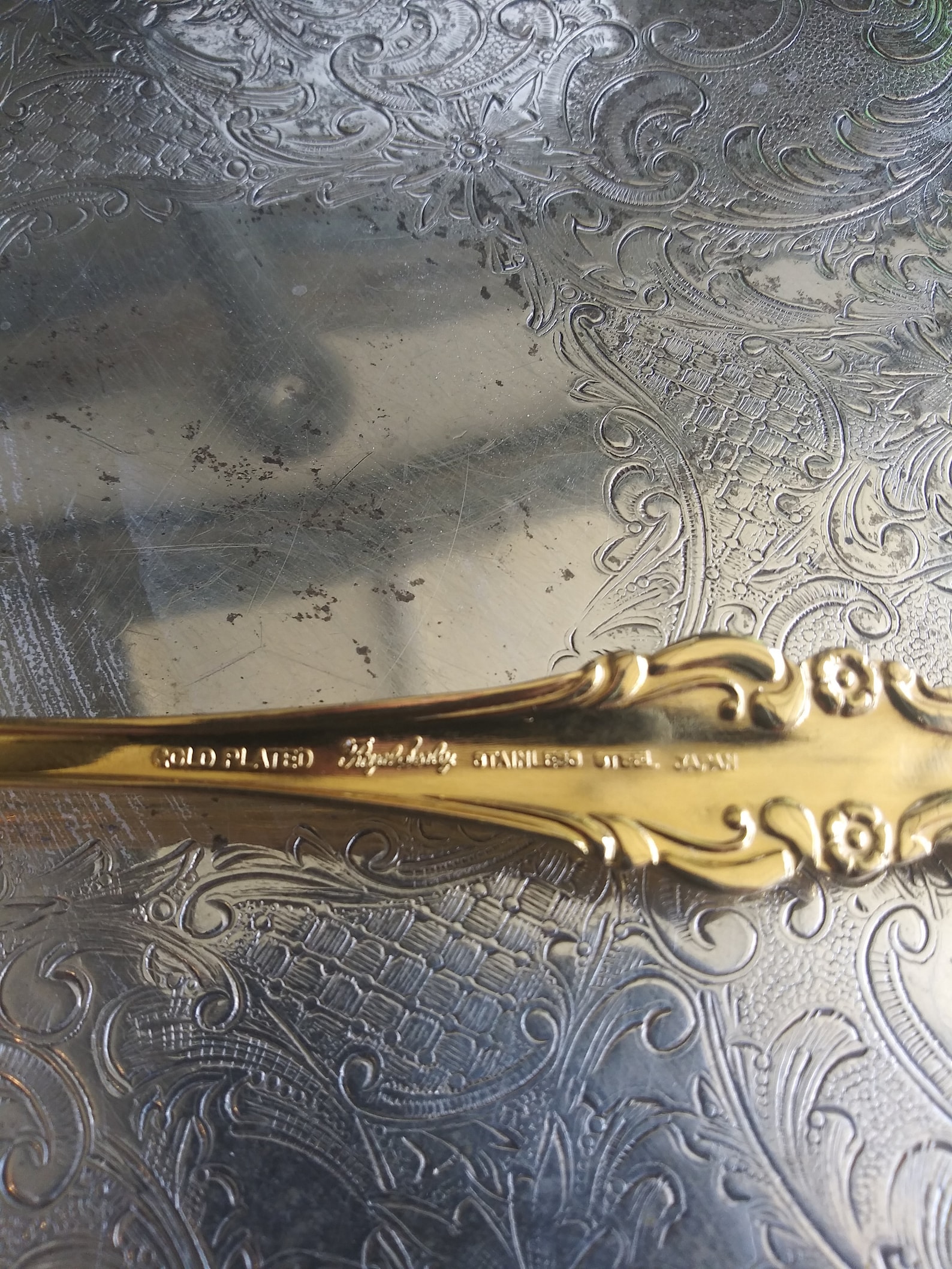 50 Piece Gold Plated Serving for 8 Royal Sealy Silverware Set | Etsy