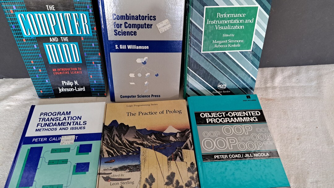 6 Vintage First Edition MIT Computer Science and Technology Books - Etsy