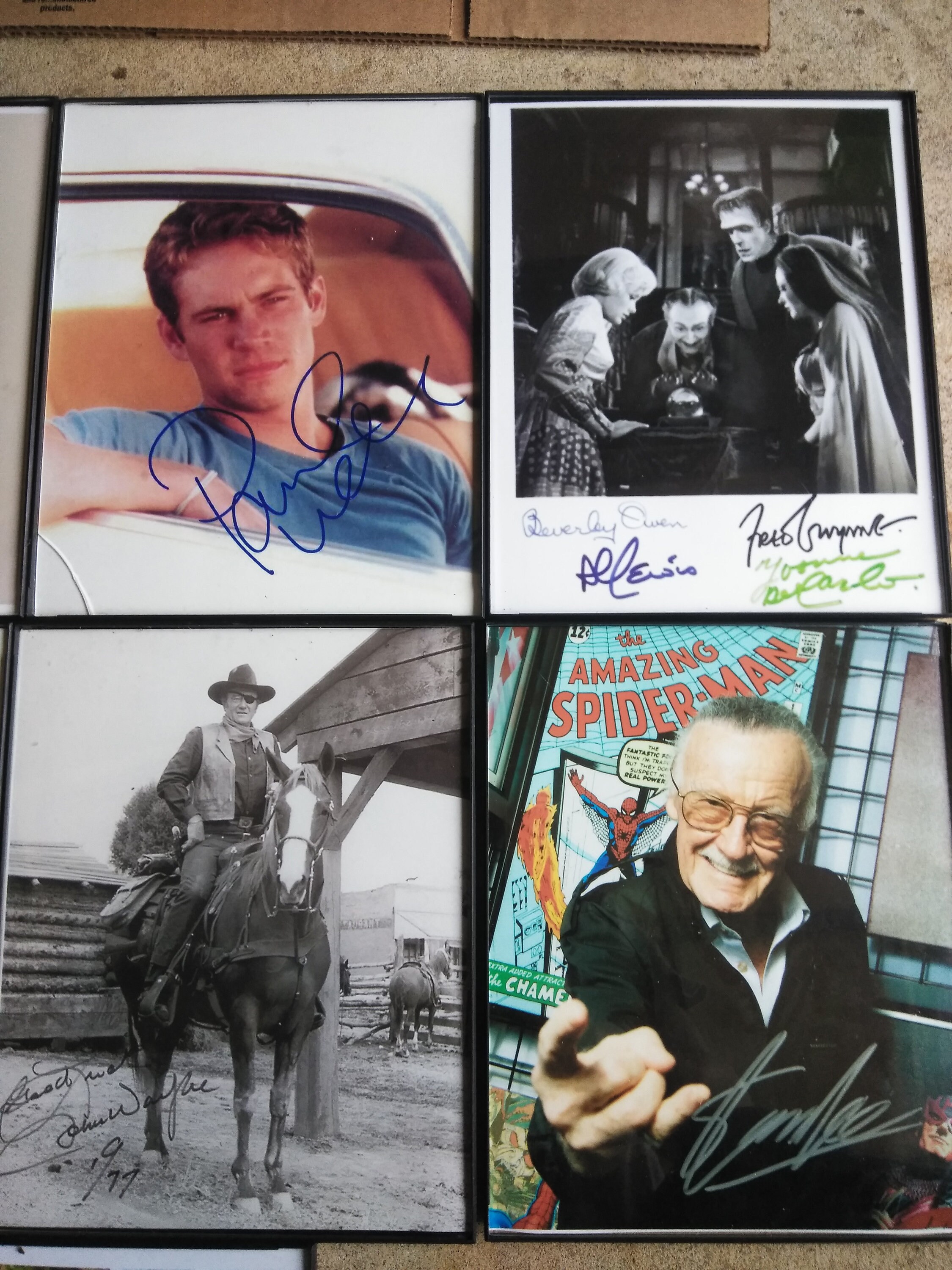 Large Collection of Printed Celebrity Signed Photos - Etsy Sweden