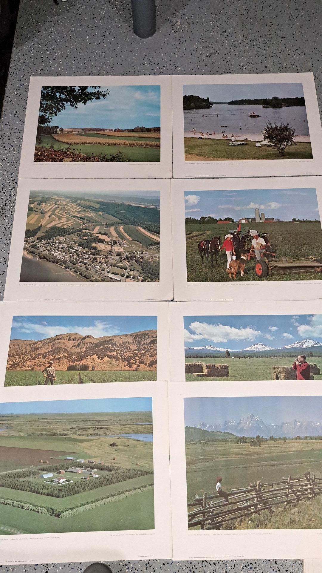 Complete Set of 52 Limited Prints of America the Beautiful Lithographs ...