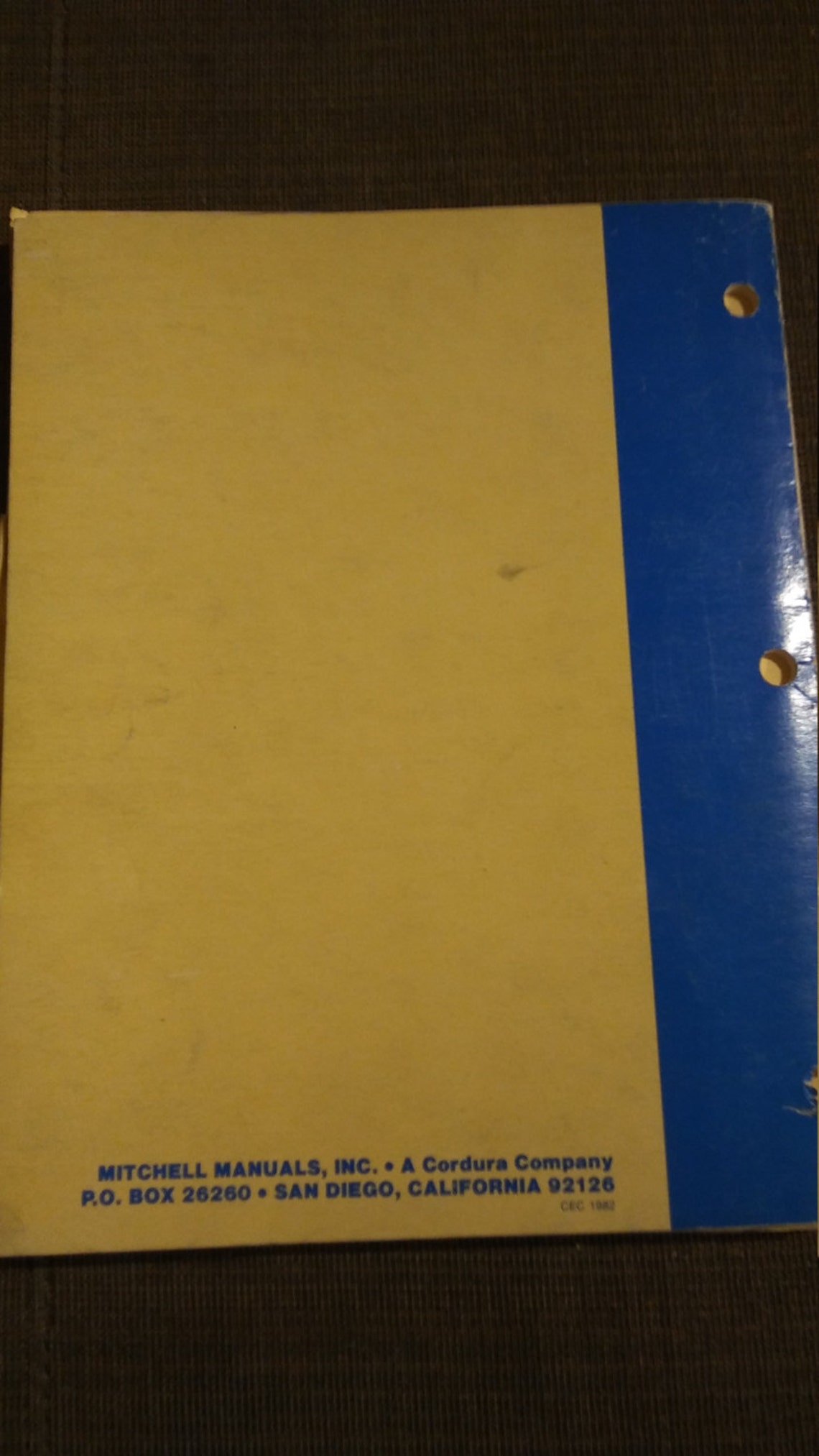 1982 Mitchell Computerized Engine Controls Manual - Etsy