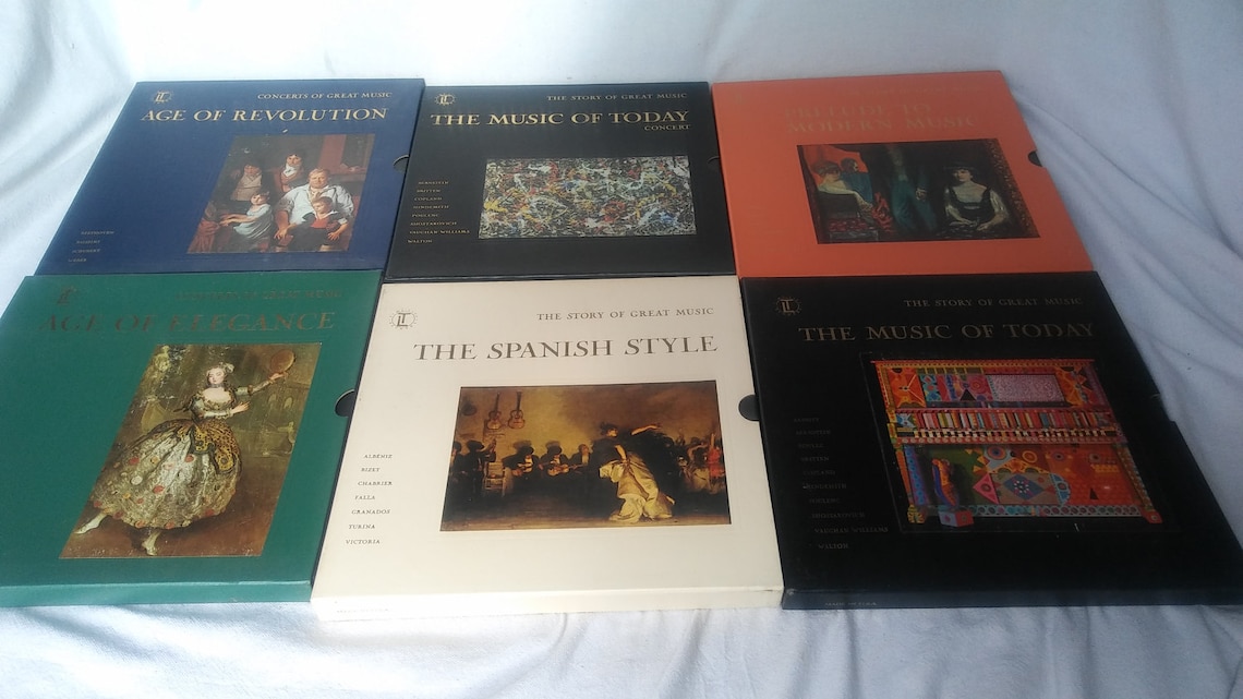 6 Time Life Record Box Sets of the Worlds Greates Music - Etsy