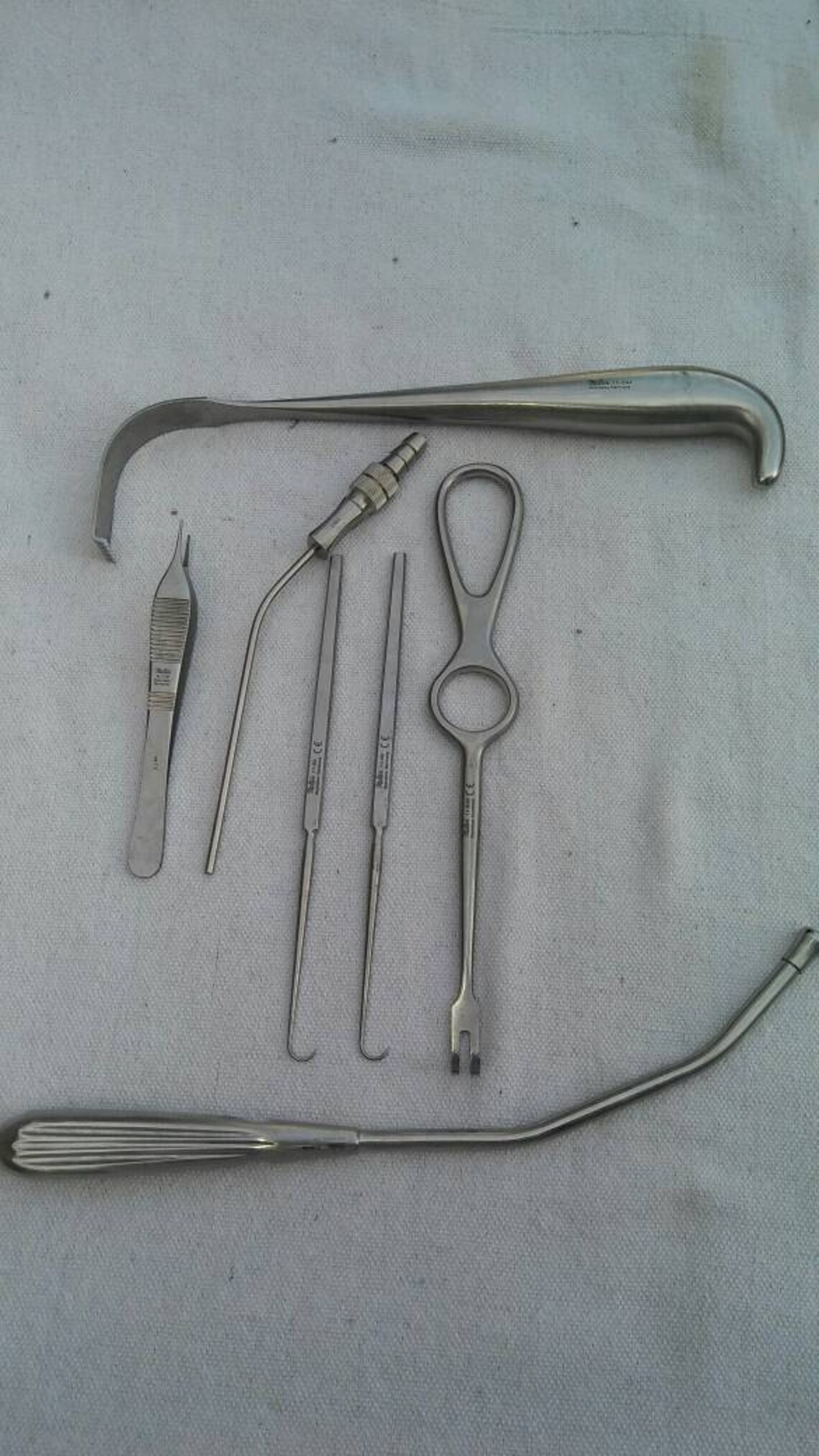 7 piece set of miltex surgical tools | Etsy