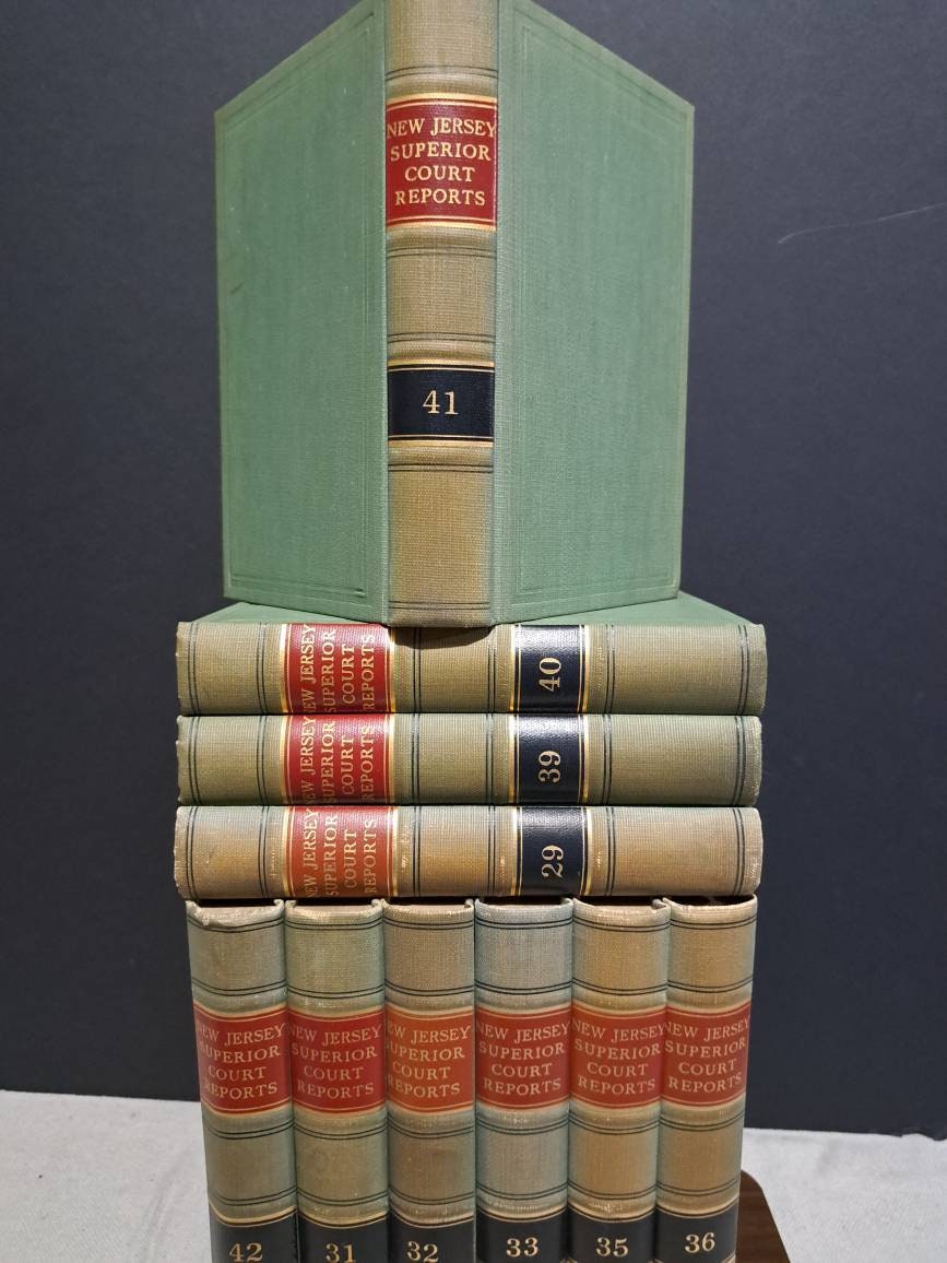 Collection of 10 Antique Law Books S6 - Etsy