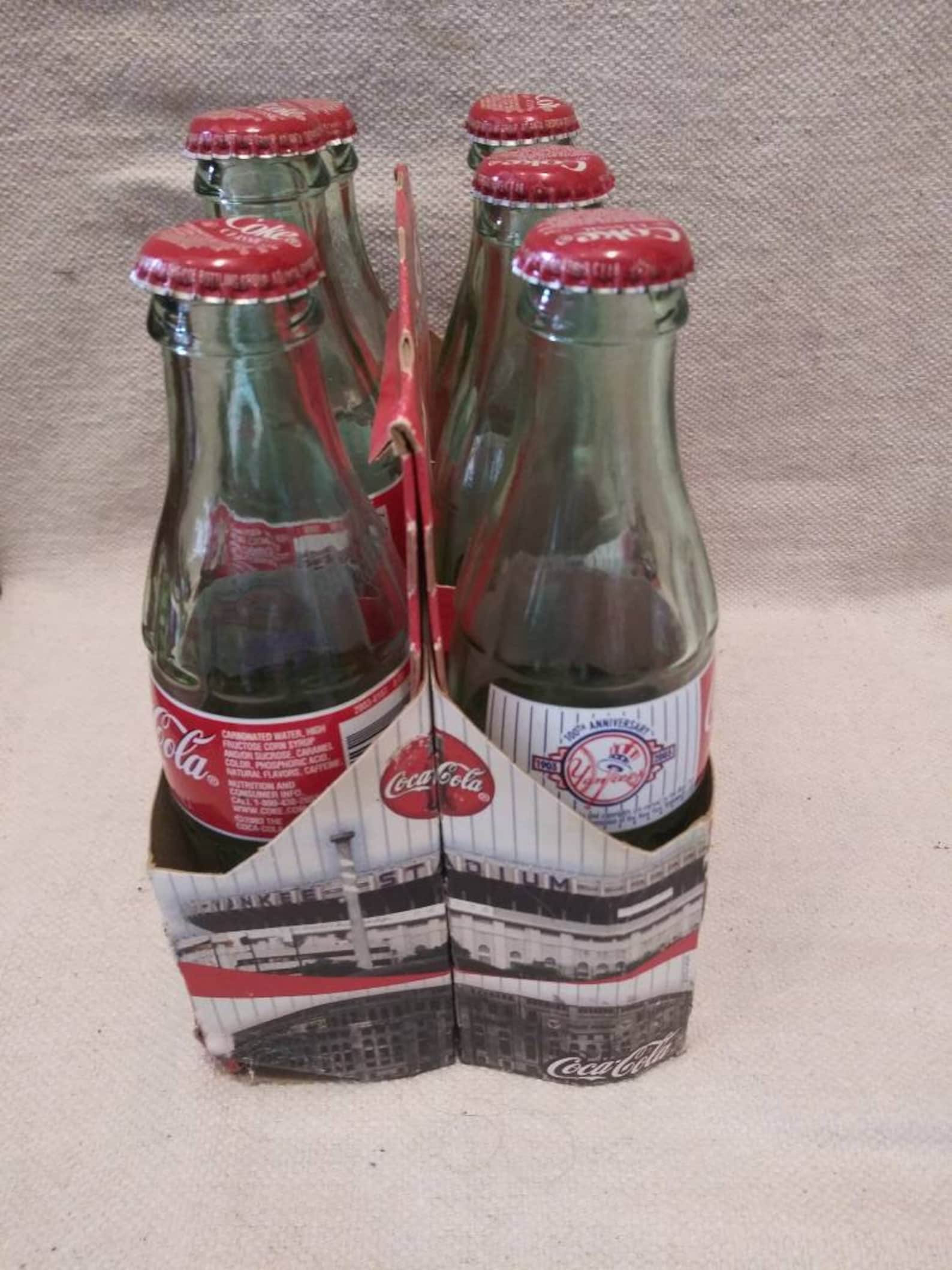 6 Pack of Collectible Yankees 100th Annaversery Coca Cola Bottles - Etsy
