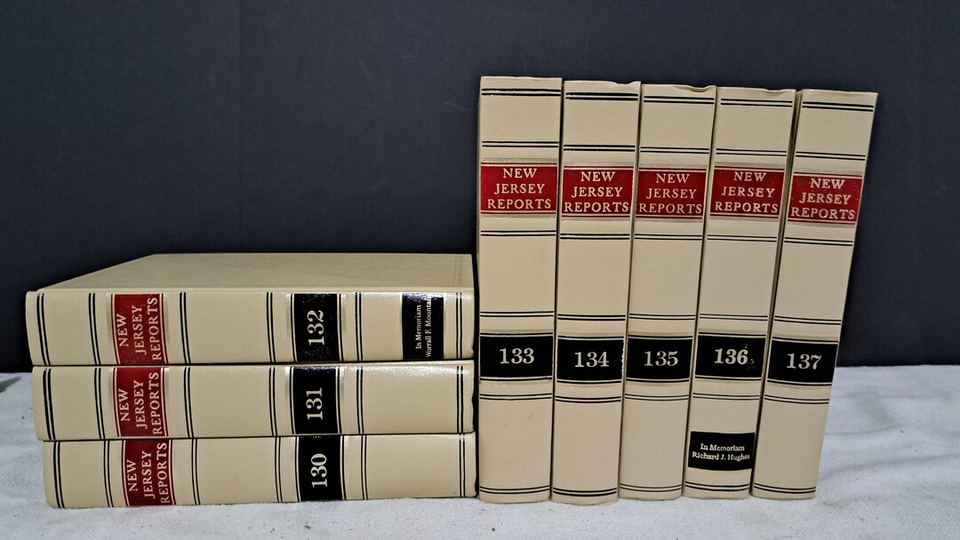Collection of 8 Vintage New Jersey Law Books 2 - Etsy