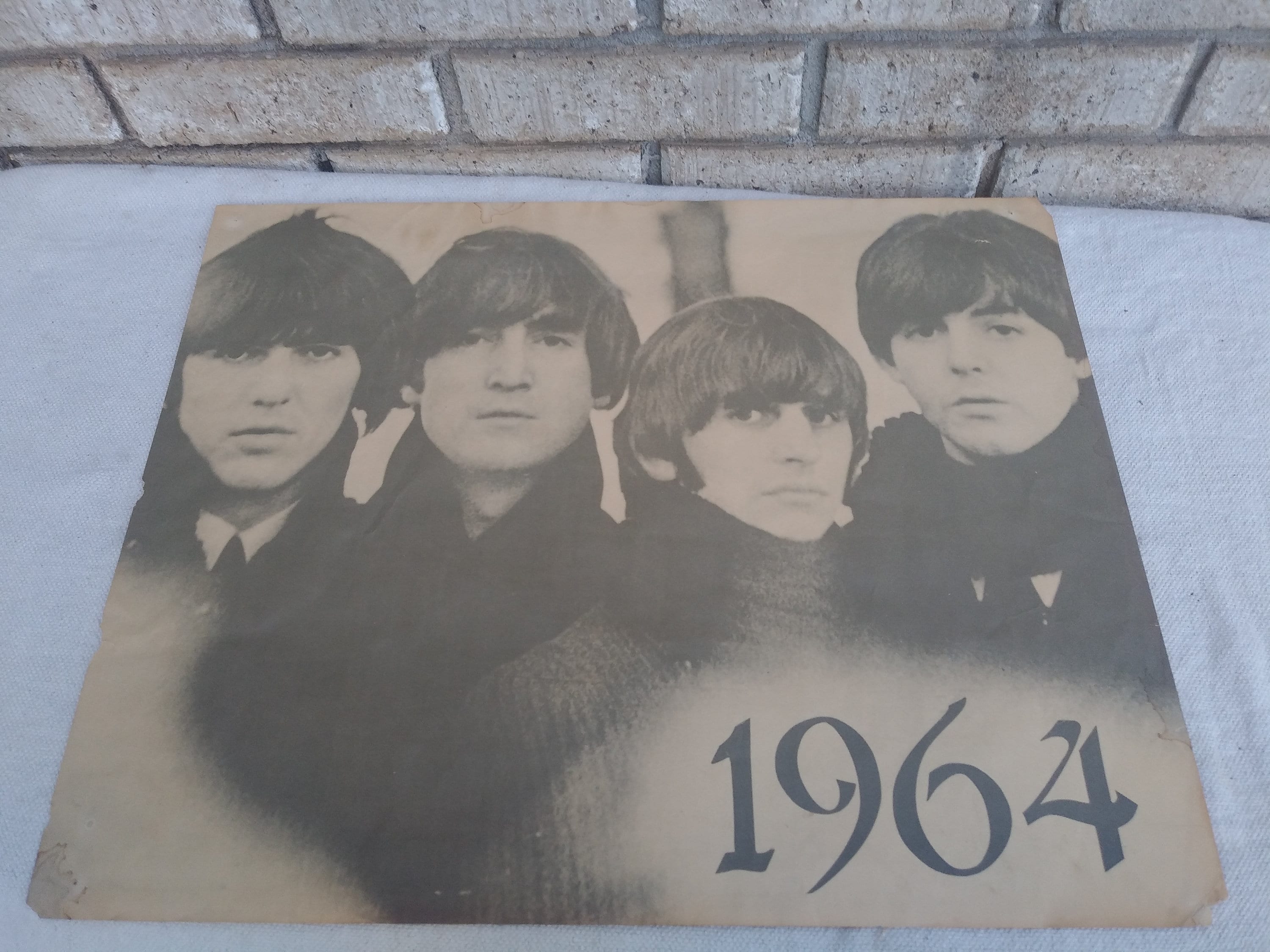 Rare Limited Print 1964 Beatles Promotional Black and White Poster - Etsy