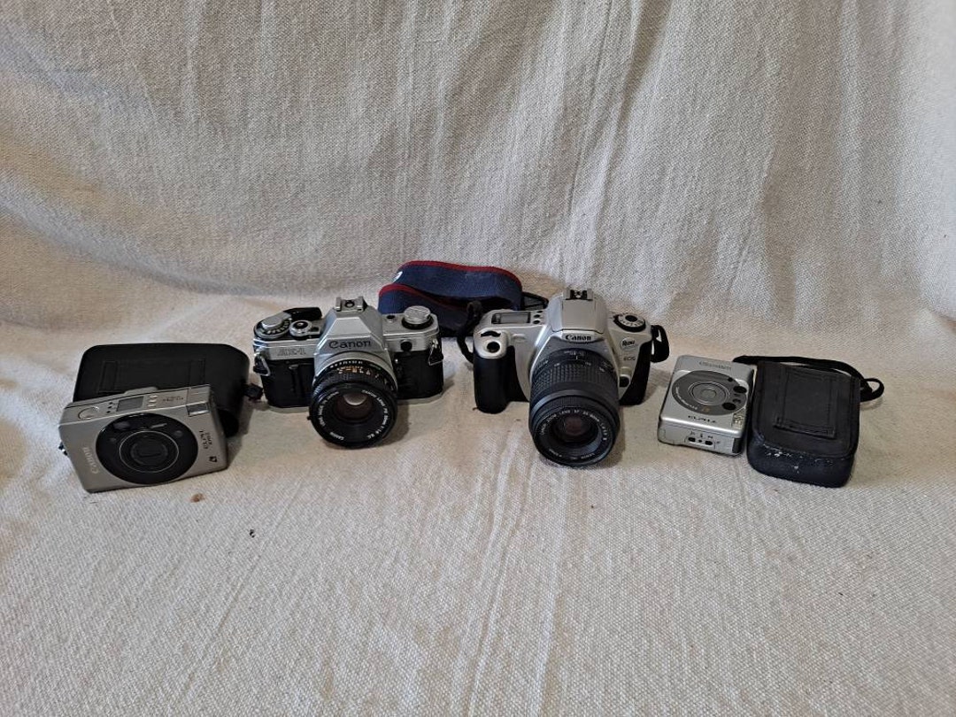 Collection of Vintage Canon Cameras - Etsy