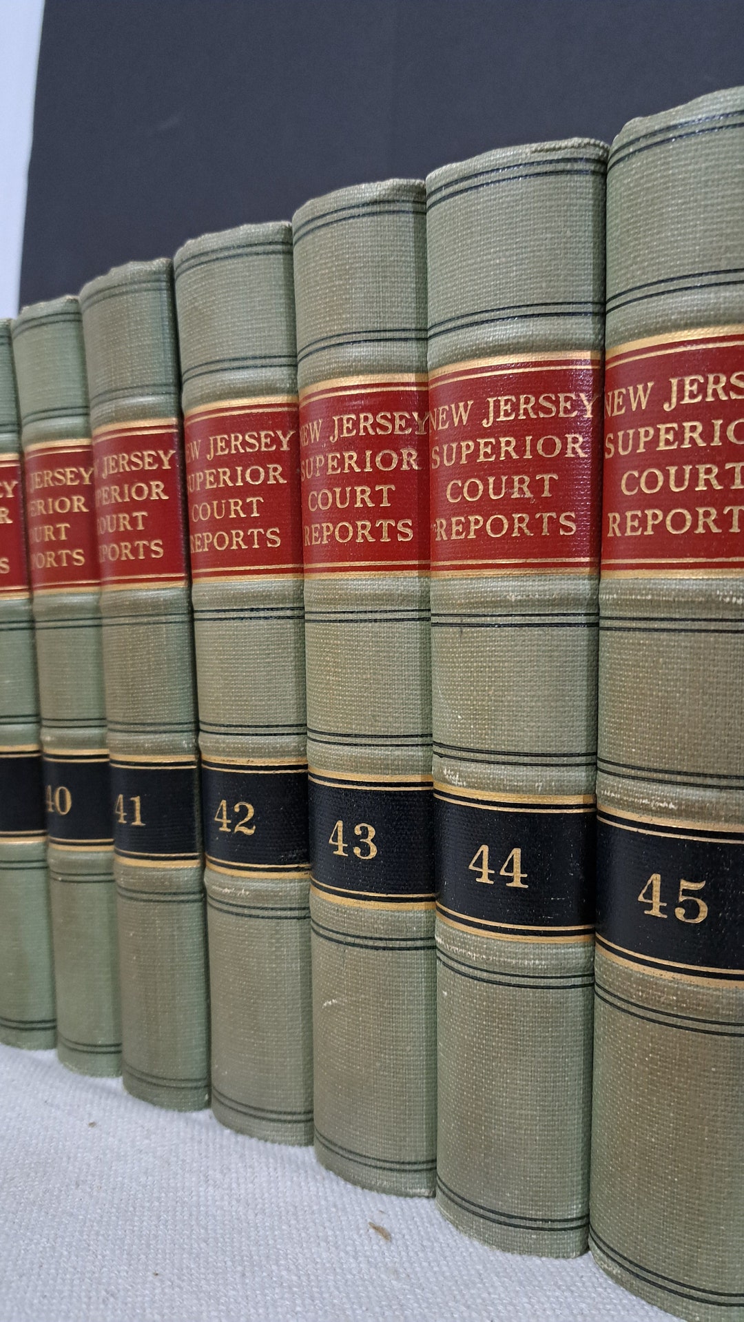 Collection of 10 Vintage New Jersey Law Books Jo1 - Etsy