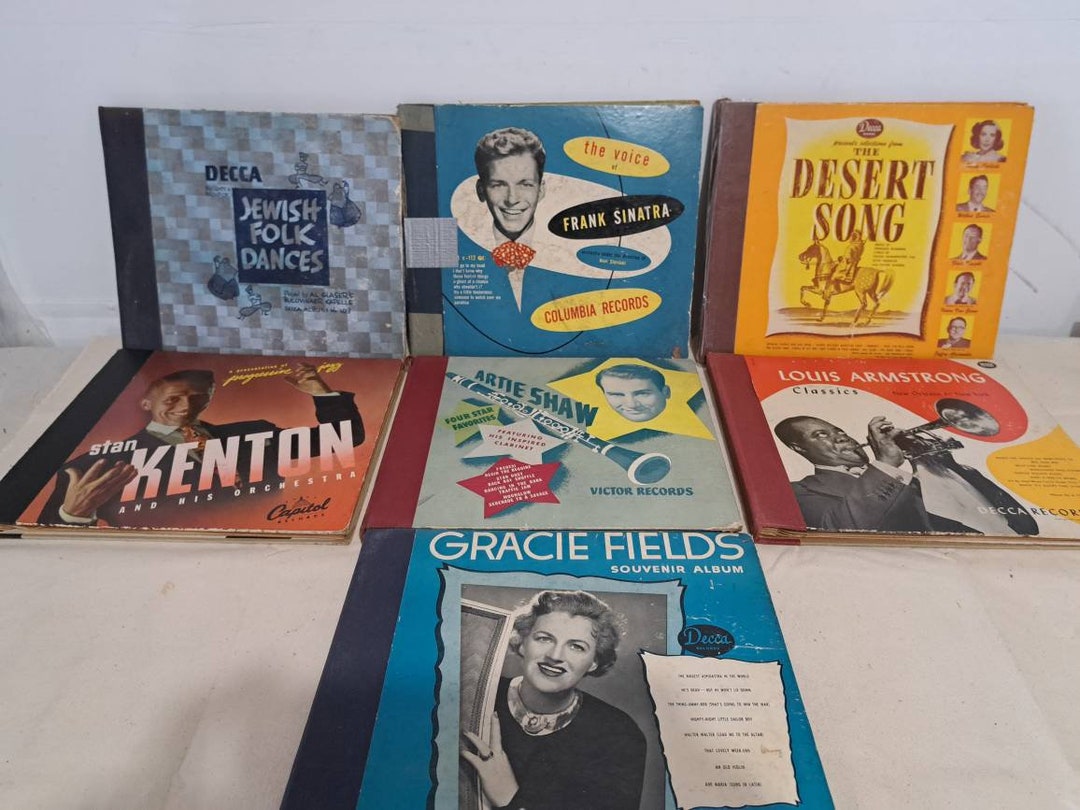 7 1940s 78 Rpm Boxset Albums - Etsy