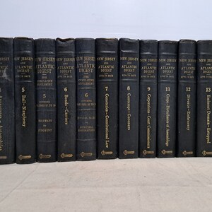 16 Antique Atlanic Digest Law Books - Etsy