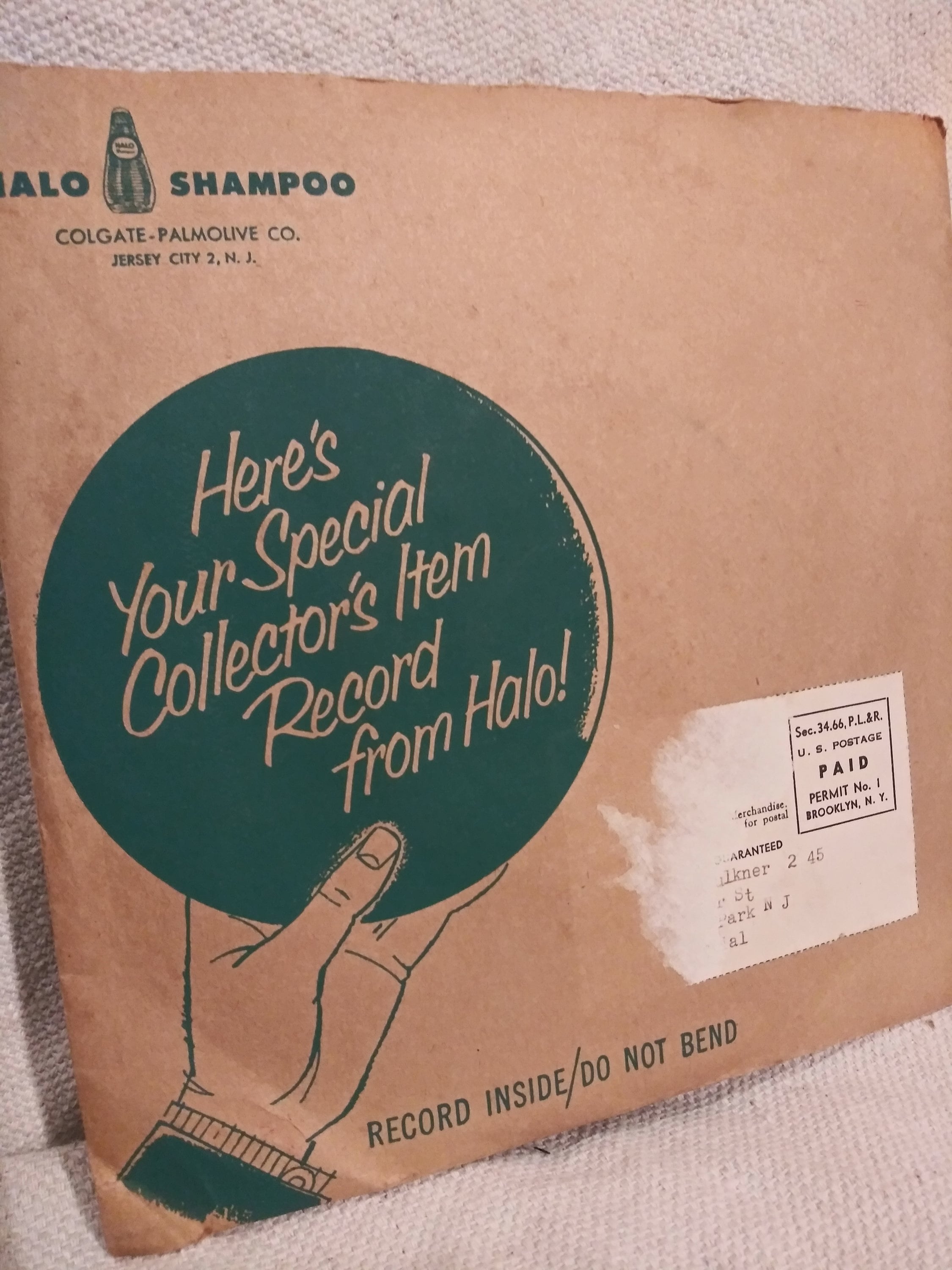 Rare Halo Shampoo Palmolive avaló RCA Collectors Item Record - Etsy España