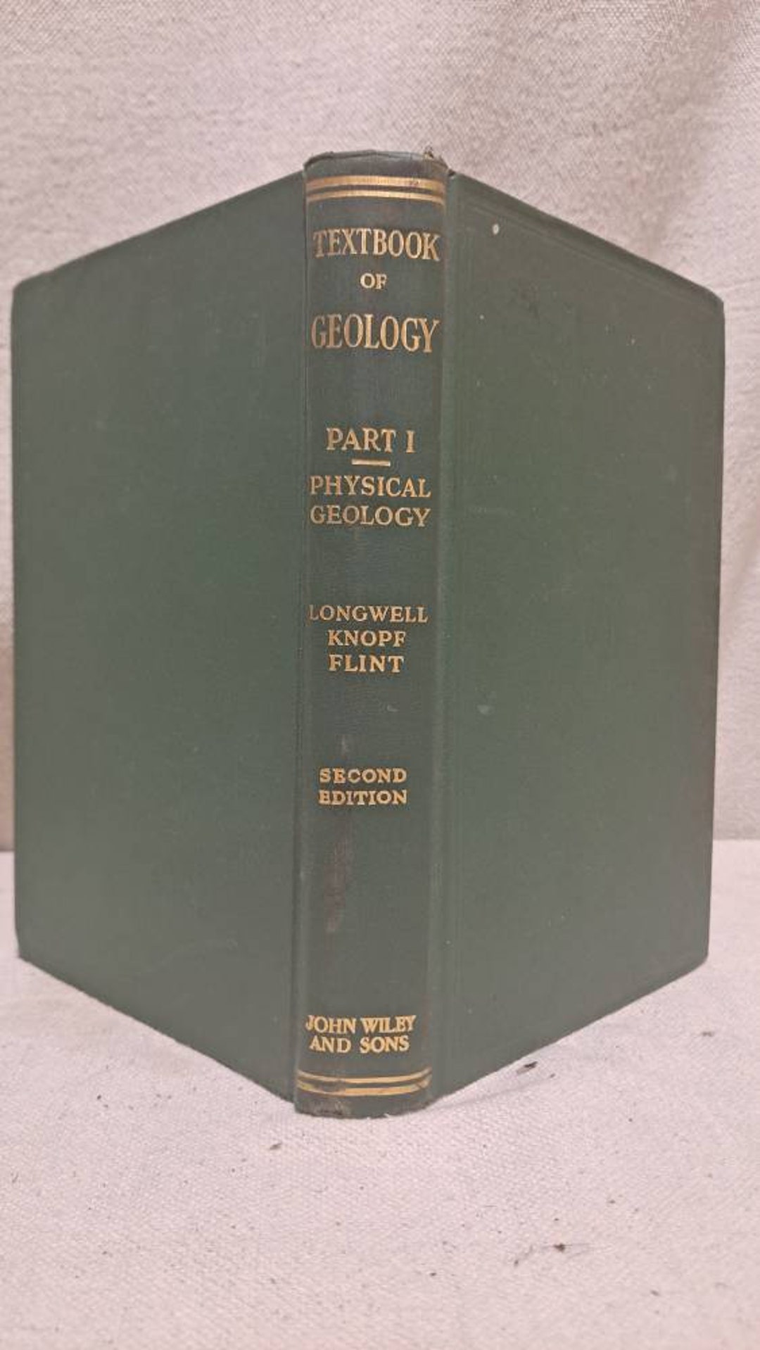1957 Second Edition Textbook of Geology Part 1 by Longwell Knope ...